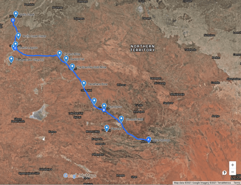 Outback Adventure Travel - The Tanami Road Through The Tanami Desert